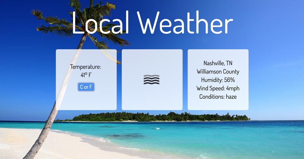 Local Weather Forecast
